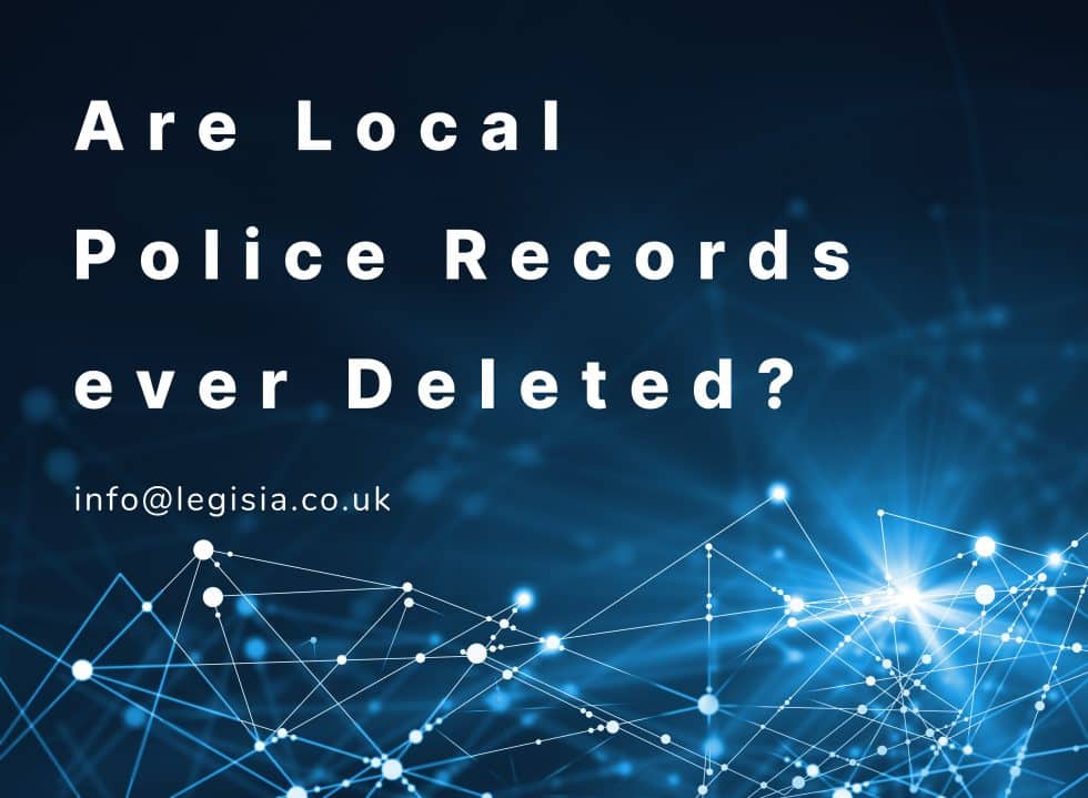 Can Local Police Records be Deleted? | Legisia Legal Services